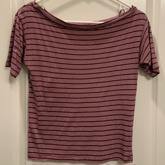 Uniqlo | Tops | Uniqlo Boatneck Red And White Striped Top Size S | Poshmark